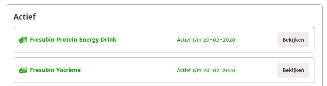 Sorgente B.V. - Vergoeding & betaling Specialist in medische voeding